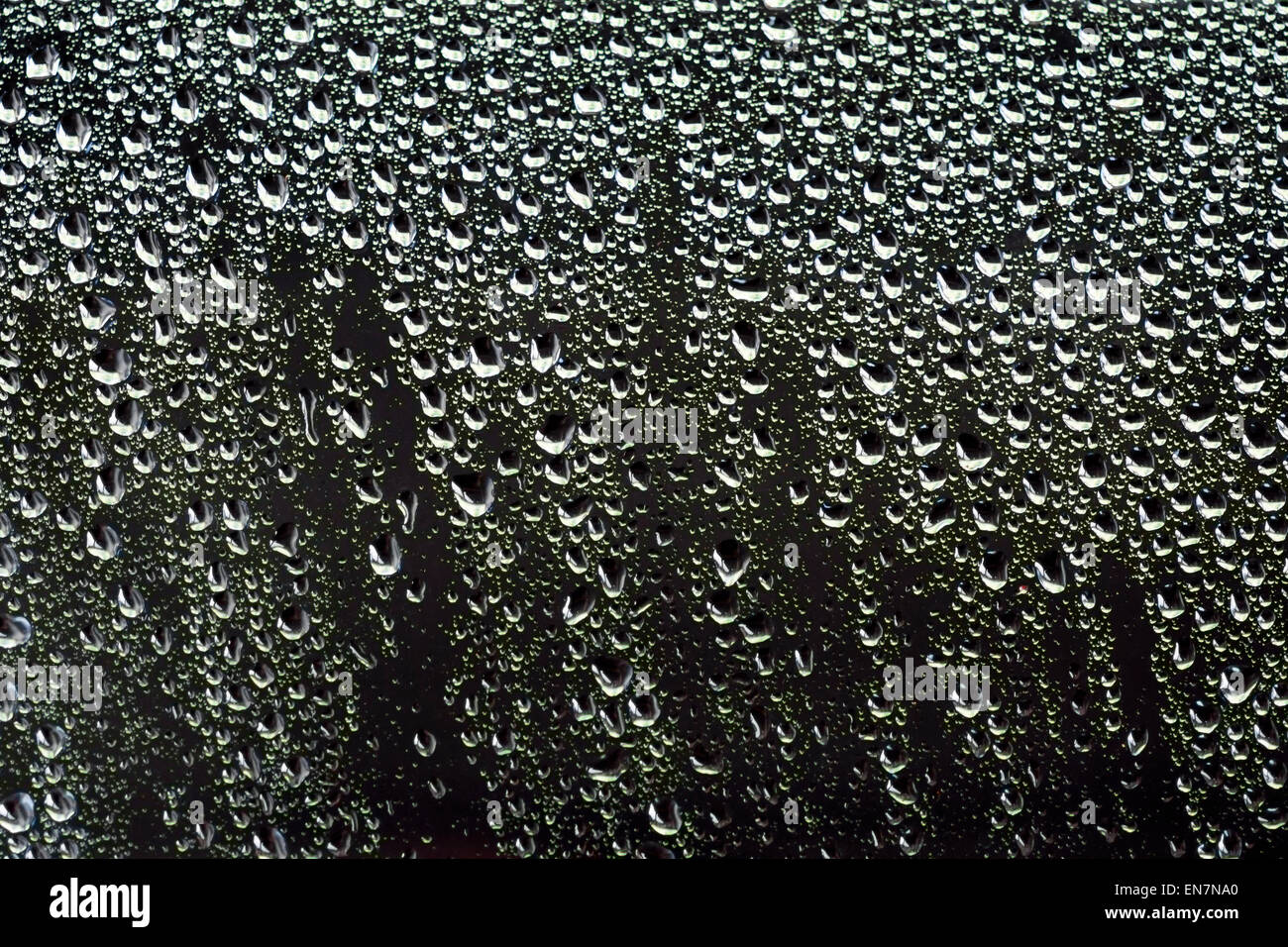 Water droplets on a car window after a tropical rainstorm 03 Stock ...