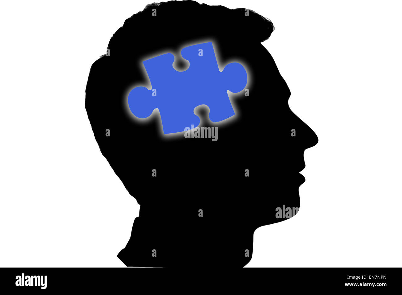 Jigsaw face hi-res stock photography and images - Alamy