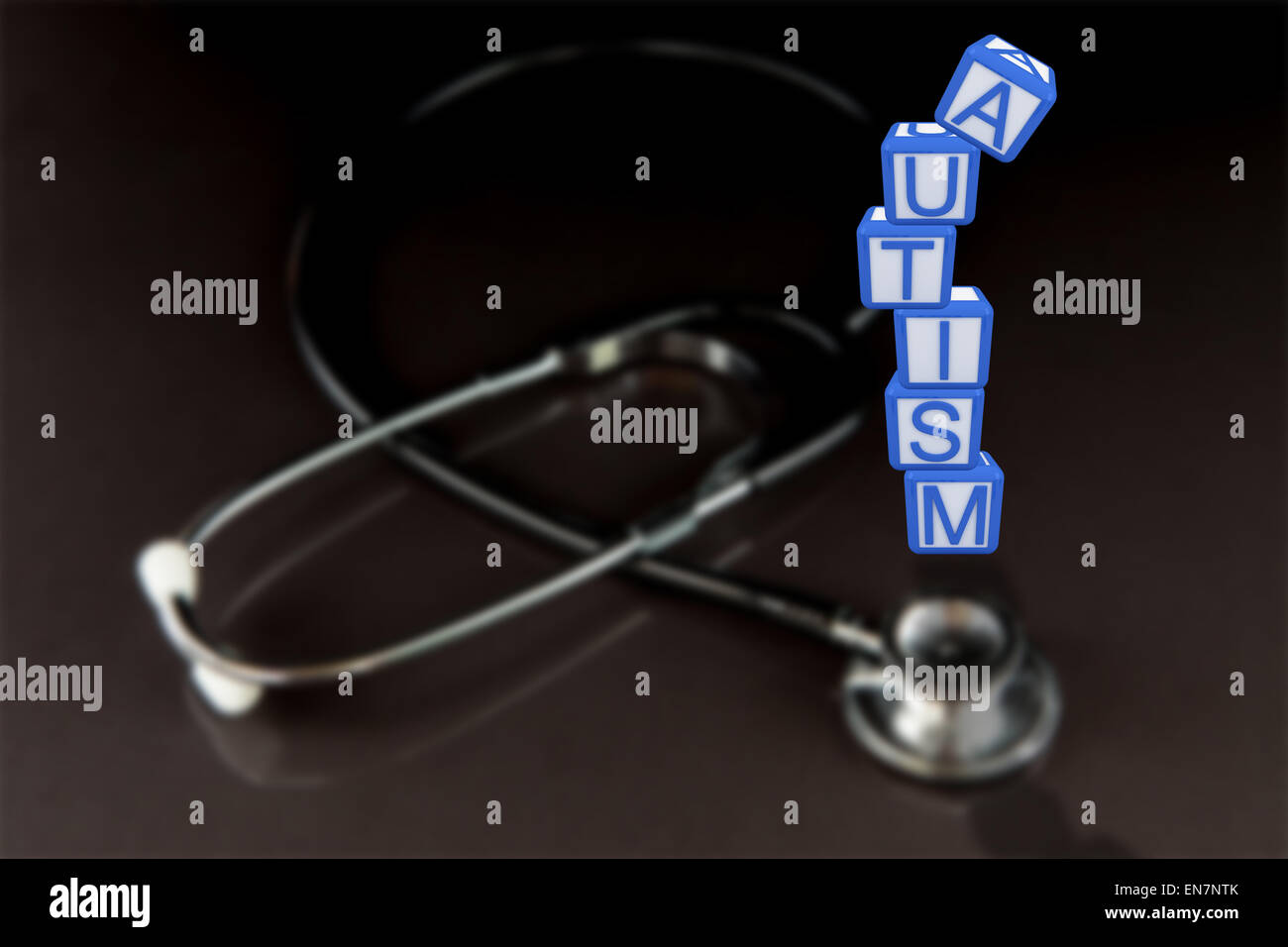 Composite image of autism building blocks Stock Photo - Alamy