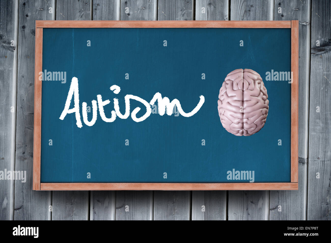 Composite image of brain Stock Photo - Alamy