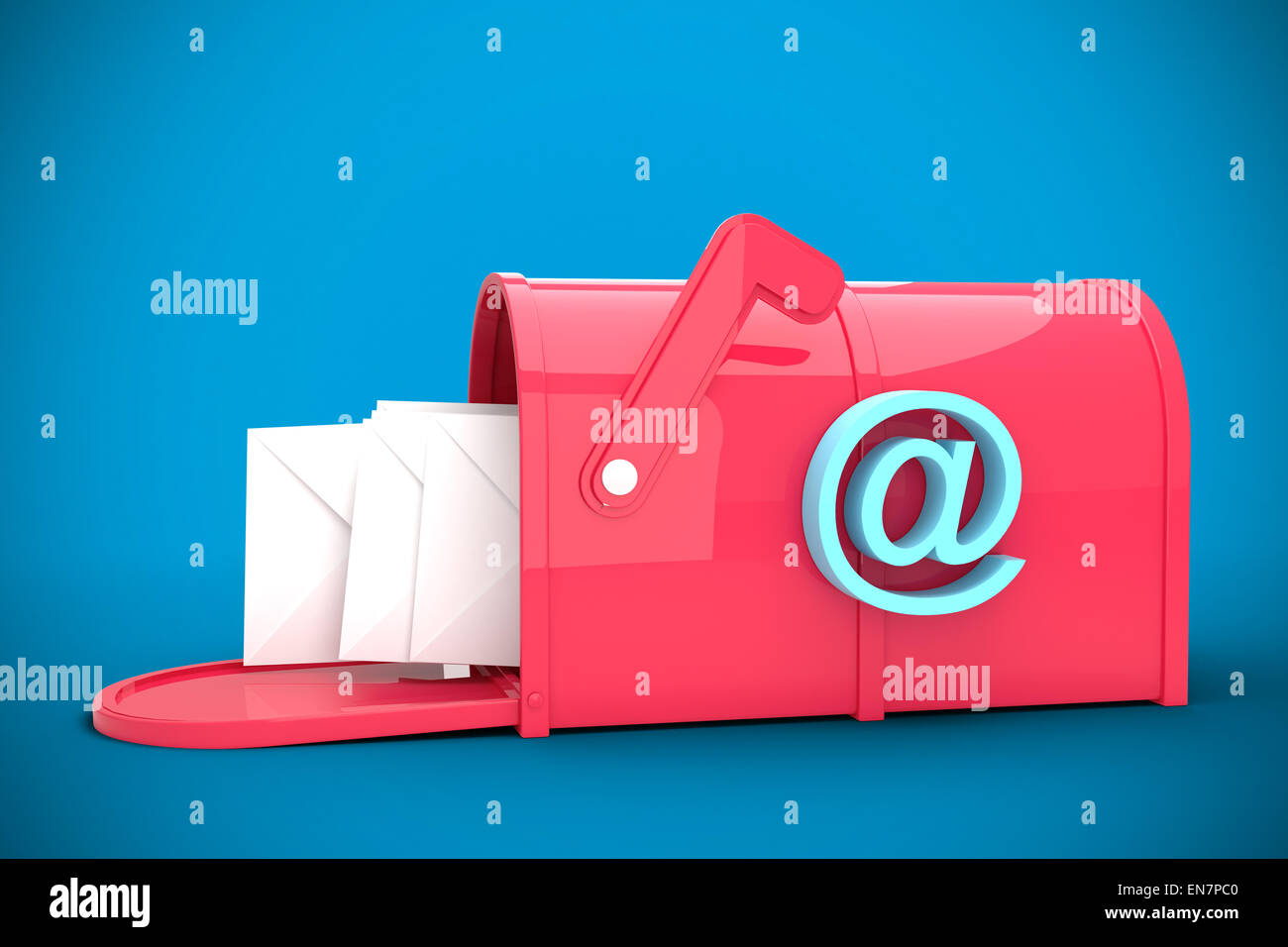 Red email hi-res stock photography and images - Alamy