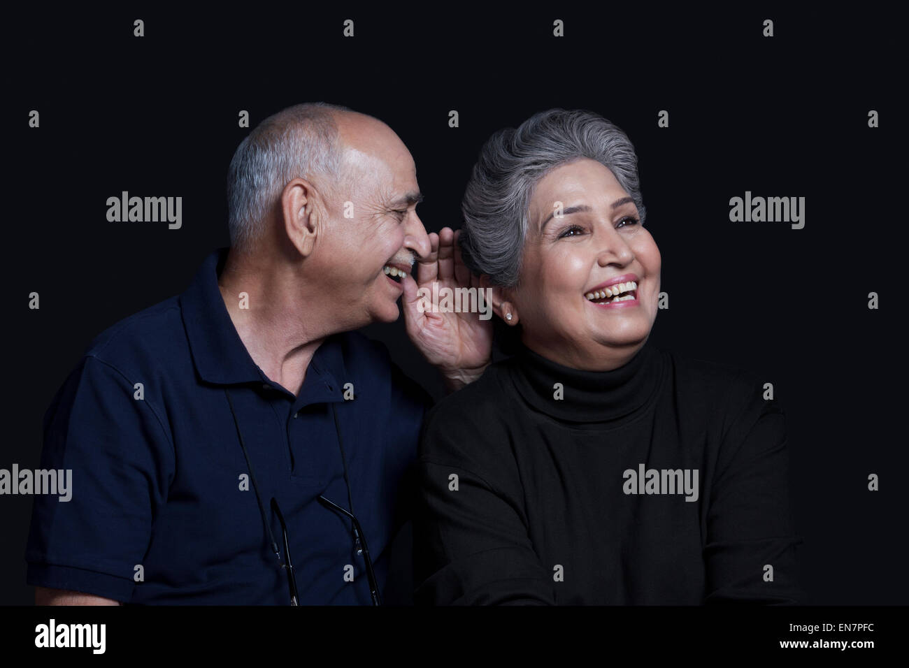 Old Man Whispering In Ear High Resolution Stock Photography and Images ...