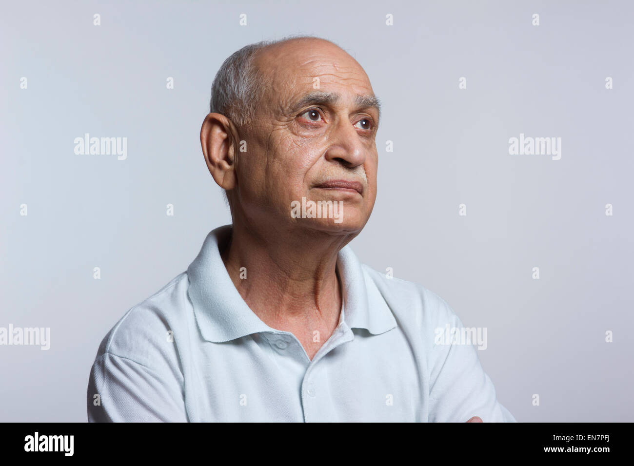 Side profile of old man Stock Photo - Alamy