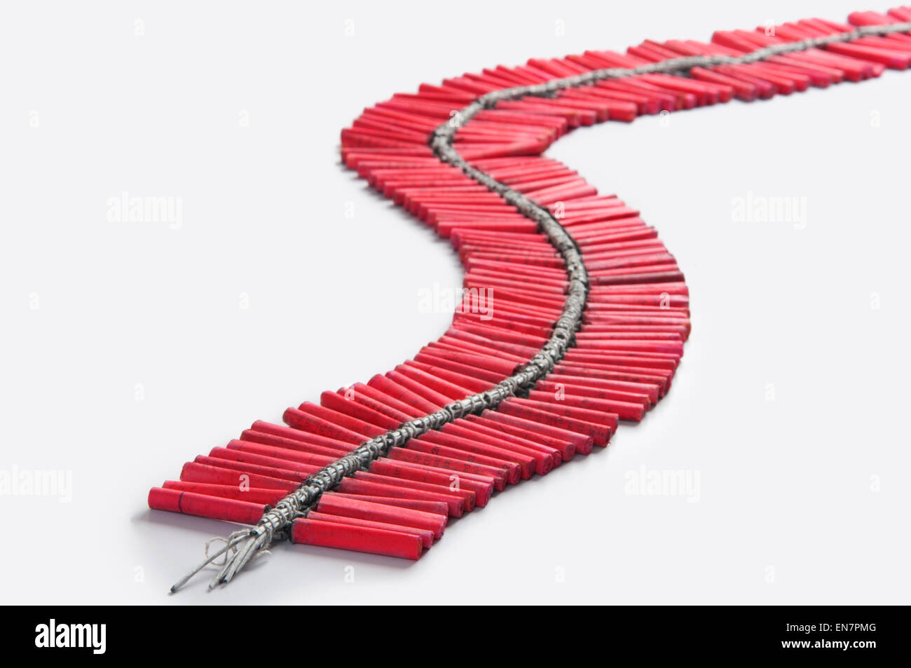 Rocket firecracker in a bottle and gift box Stock Photo - Alamy