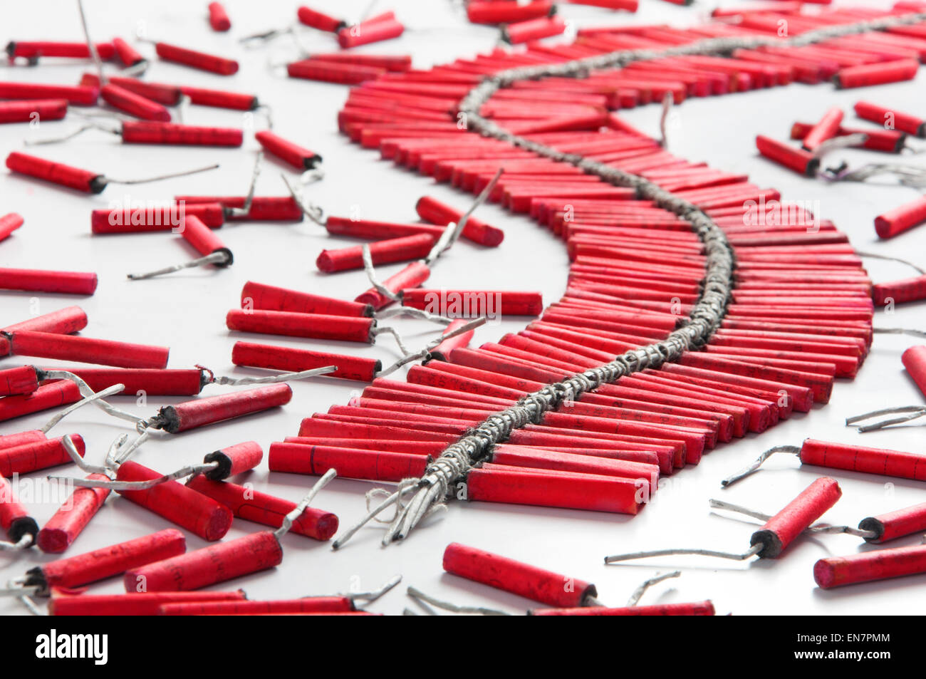 Rocket firecracker in a bottle Stock Photo - Alamy
