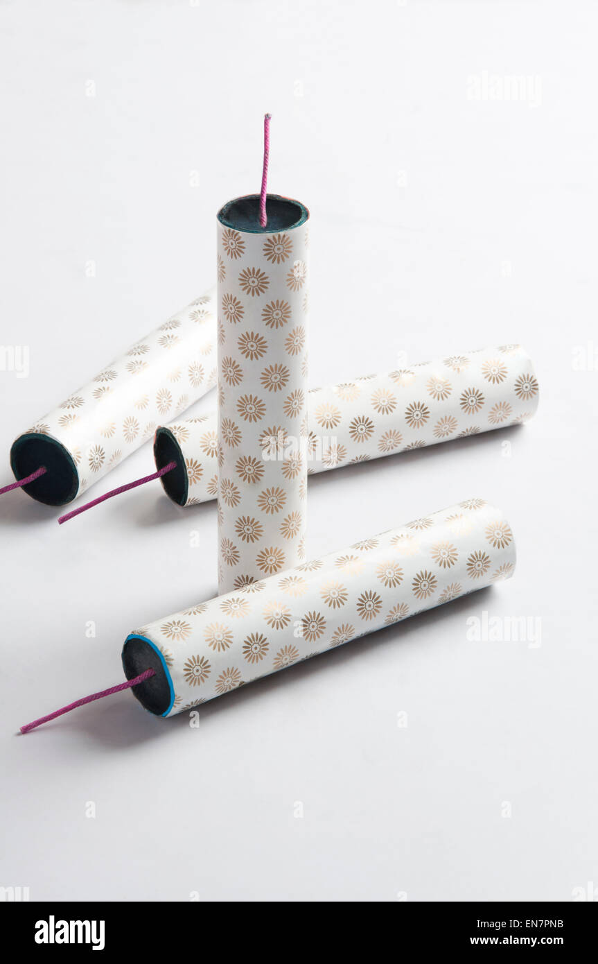 Firecrackers on display Stock Photo - Alamy