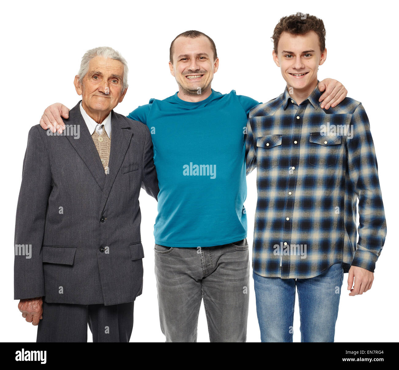 Three generations father son grandson hi-res stock photography and ...