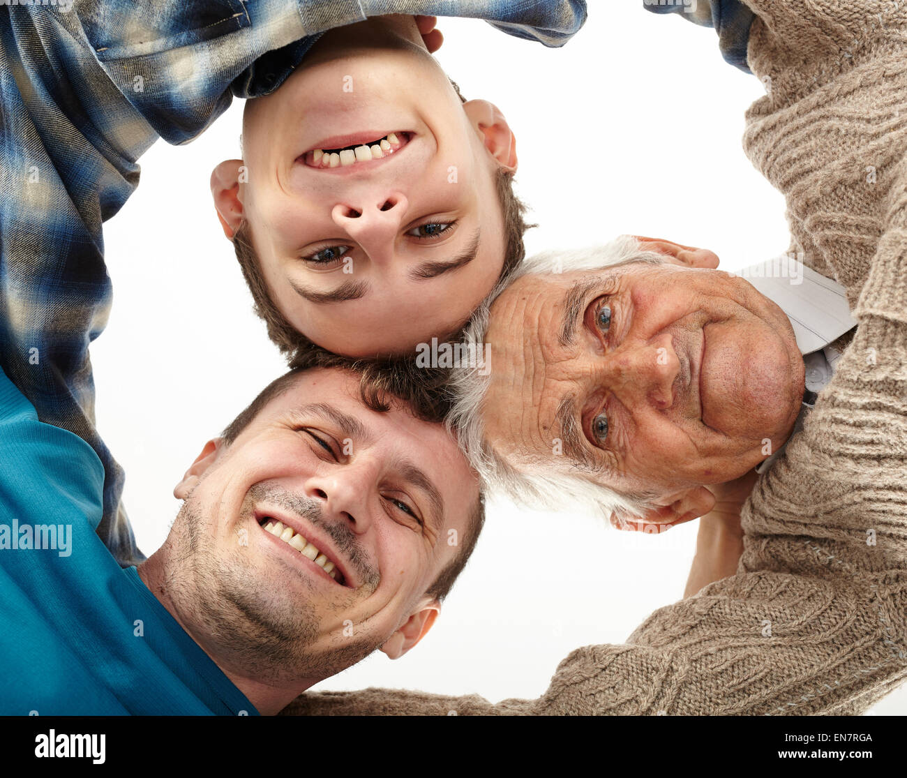 Three generations of men hi-res stock photography and images - Alamy