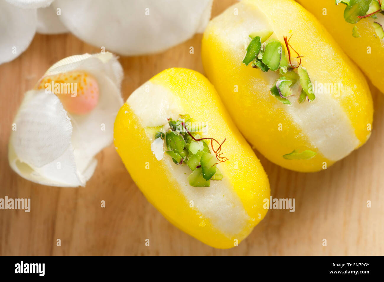 Close-up of bengali sweets Stock Photo - Alamy