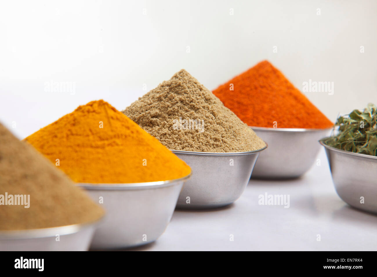 Spices in bowl Stock Photo - Alamy