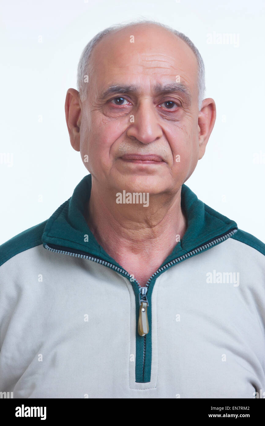 Portrait of old man Stock Photo - Alamy