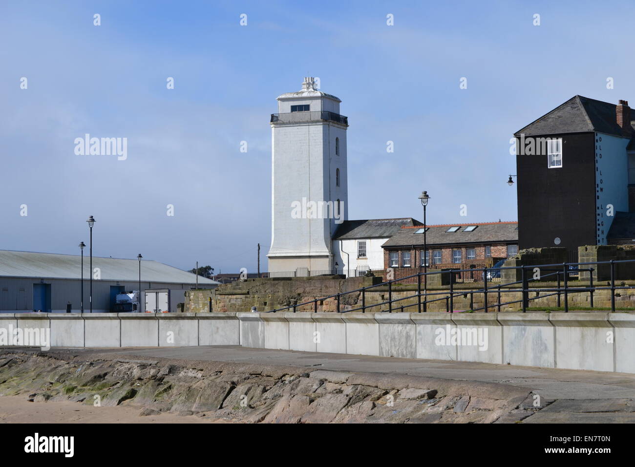 North Shields Low Light, old lighthouse Stock Photo - Alamy