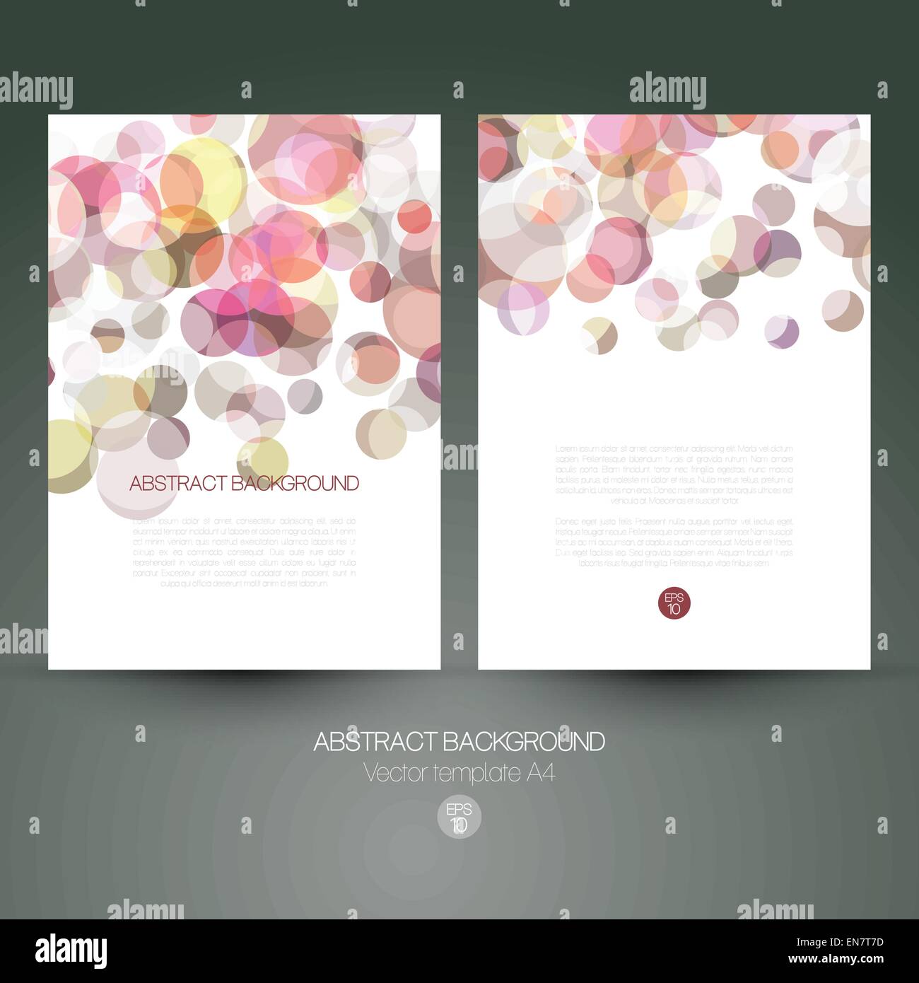 Abstract colorful vector background with circle shape Stock Vector ...