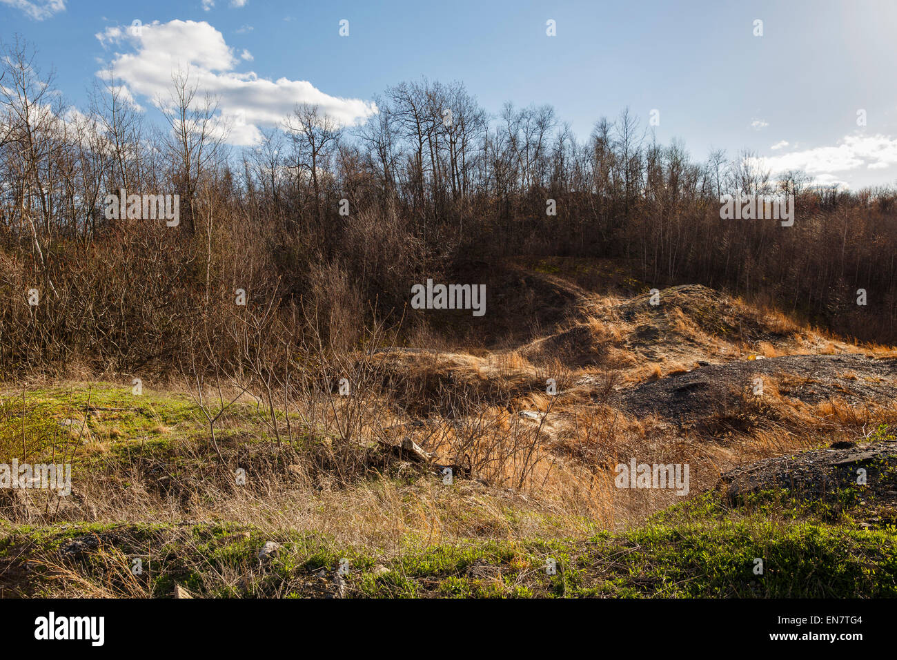 Dump in Centralia, Pennsylvania where a mine fire that began in 1962 ...