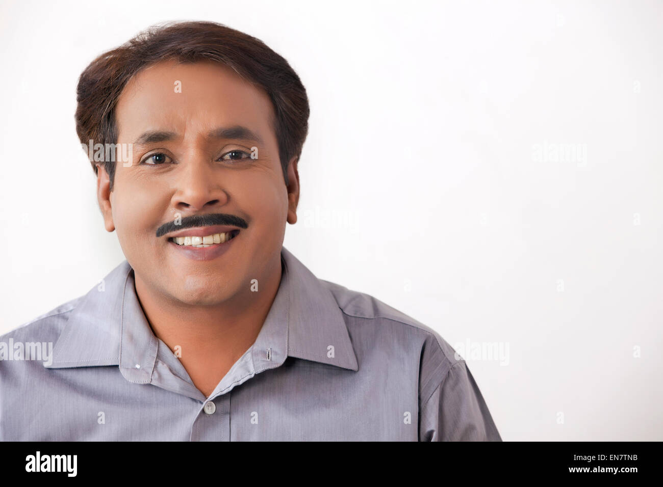 Mid shot man smiling copy hi-res stock photography and images - Alamy