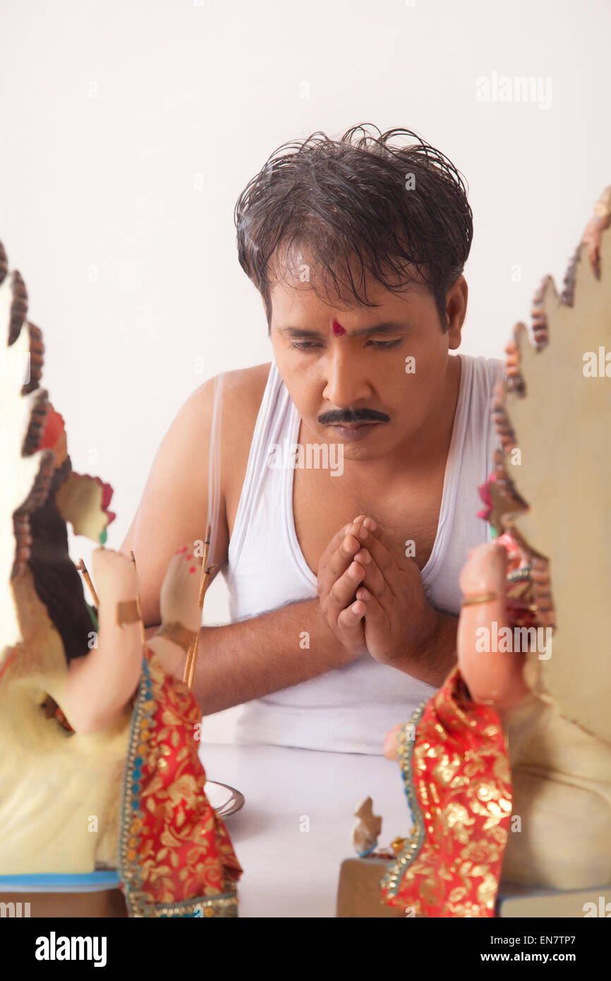 Praying To Hindu God High Resolution Stock Photography and Images - Alamy
