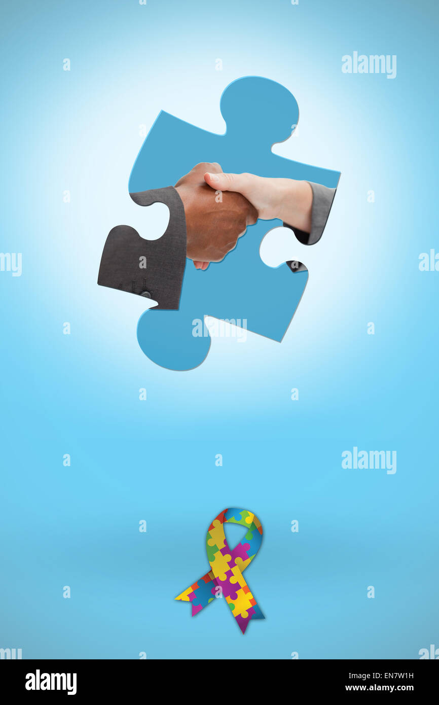 Business solution handshake hi-res stock photography and images - Alamy