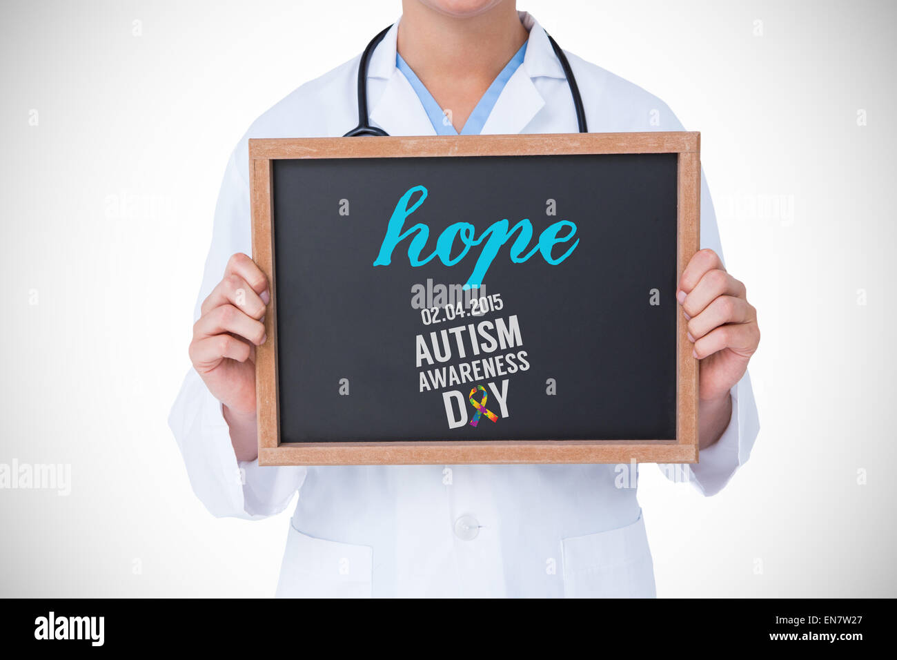 Hope against autism awareness day Stock Photo - Alamy