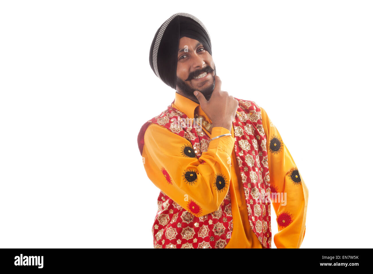 Young Indian Sikh Man Smiling High Resolution Stock Photography and ...