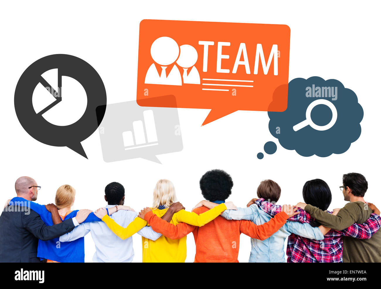 Supporting each other hi-res stock photography and images - Alamy