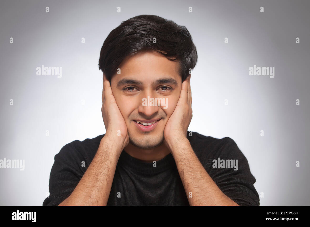 Cheek men hi-res stock photography and images - Alamy