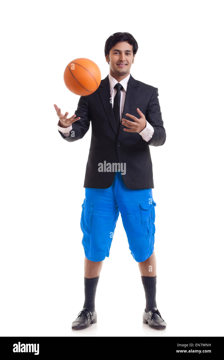Black portrait smiling basketball man hi-res stock photography and ...