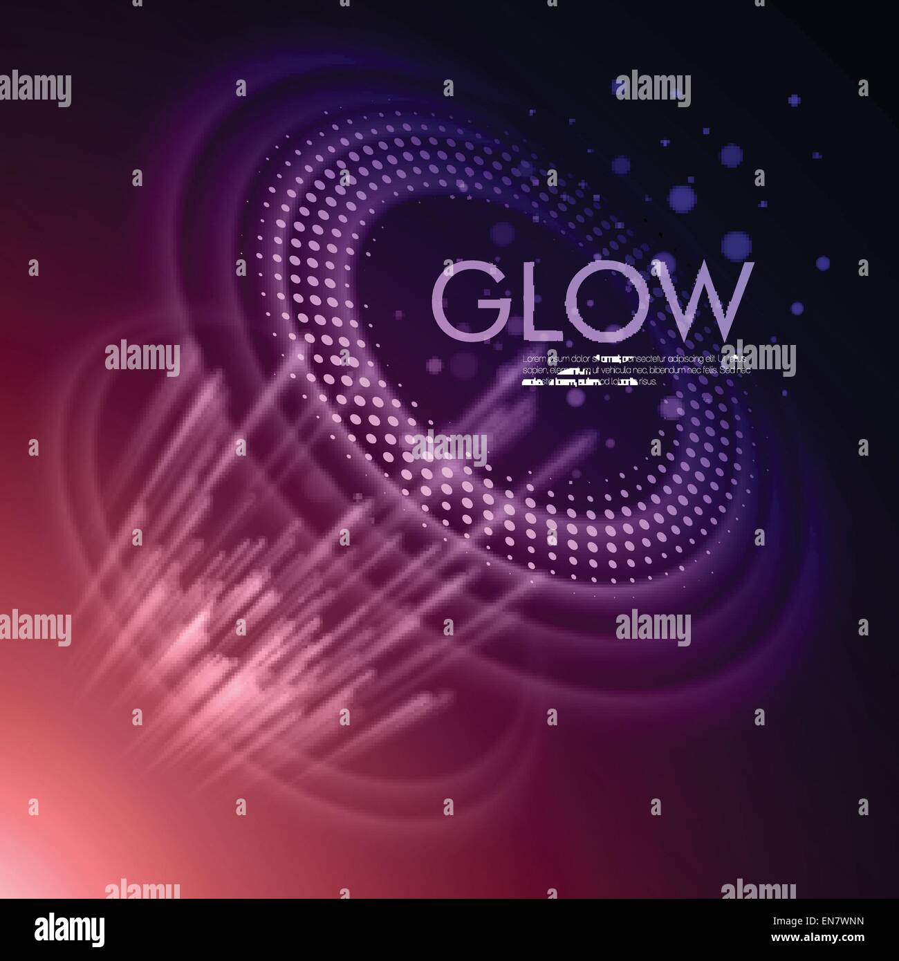 Vector abstract color background with glowing space orbit Stock Vector ...