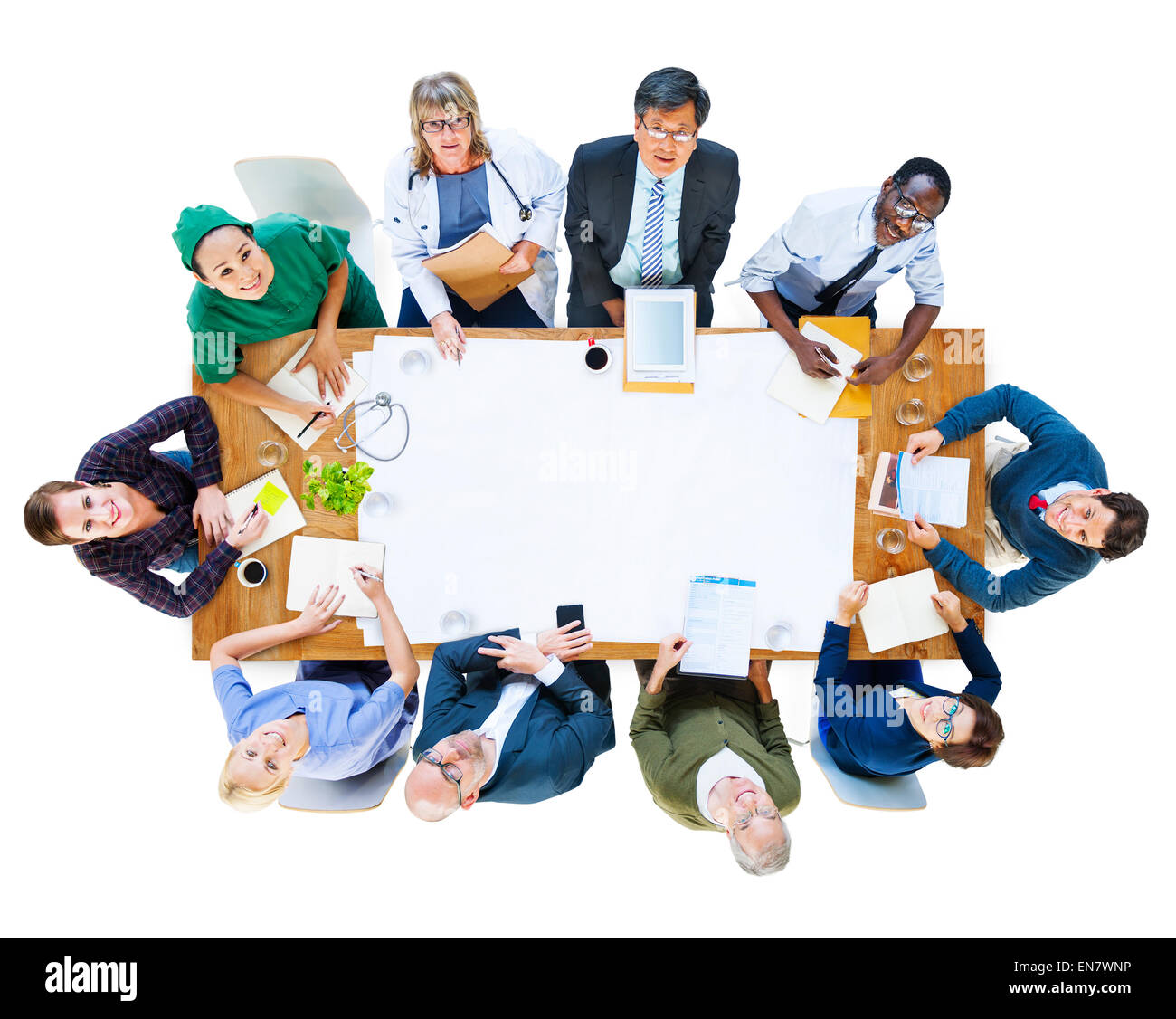 International people in meeting Cut Out Stock Images & Pictures - Alamy