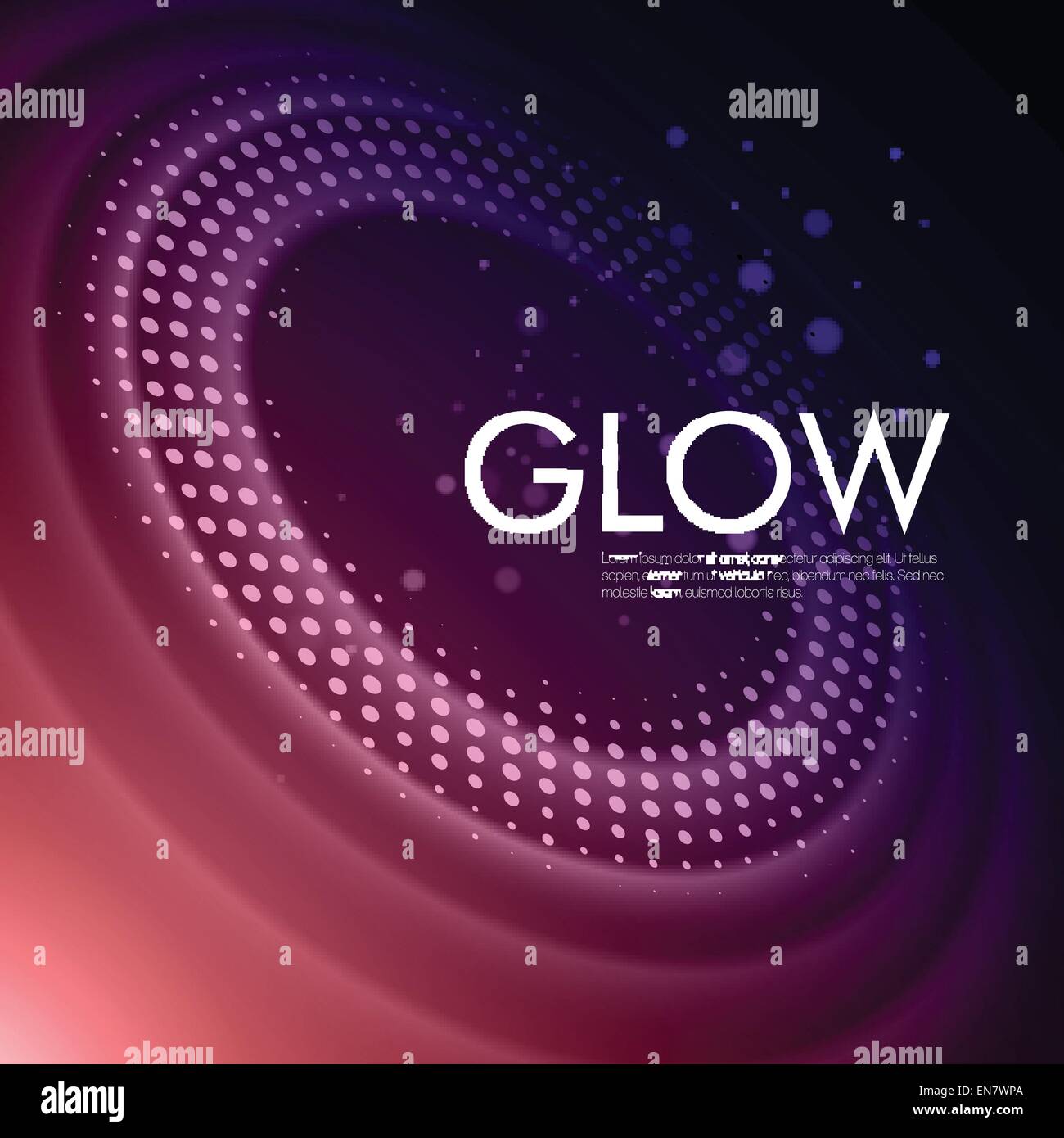 Vector abstract color background with glowing space orbit Stock Vector ...