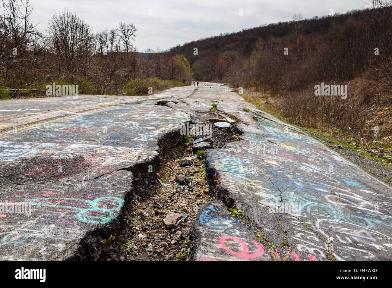 Centralia graffiti highway hi-res stock photography and images - Alamy