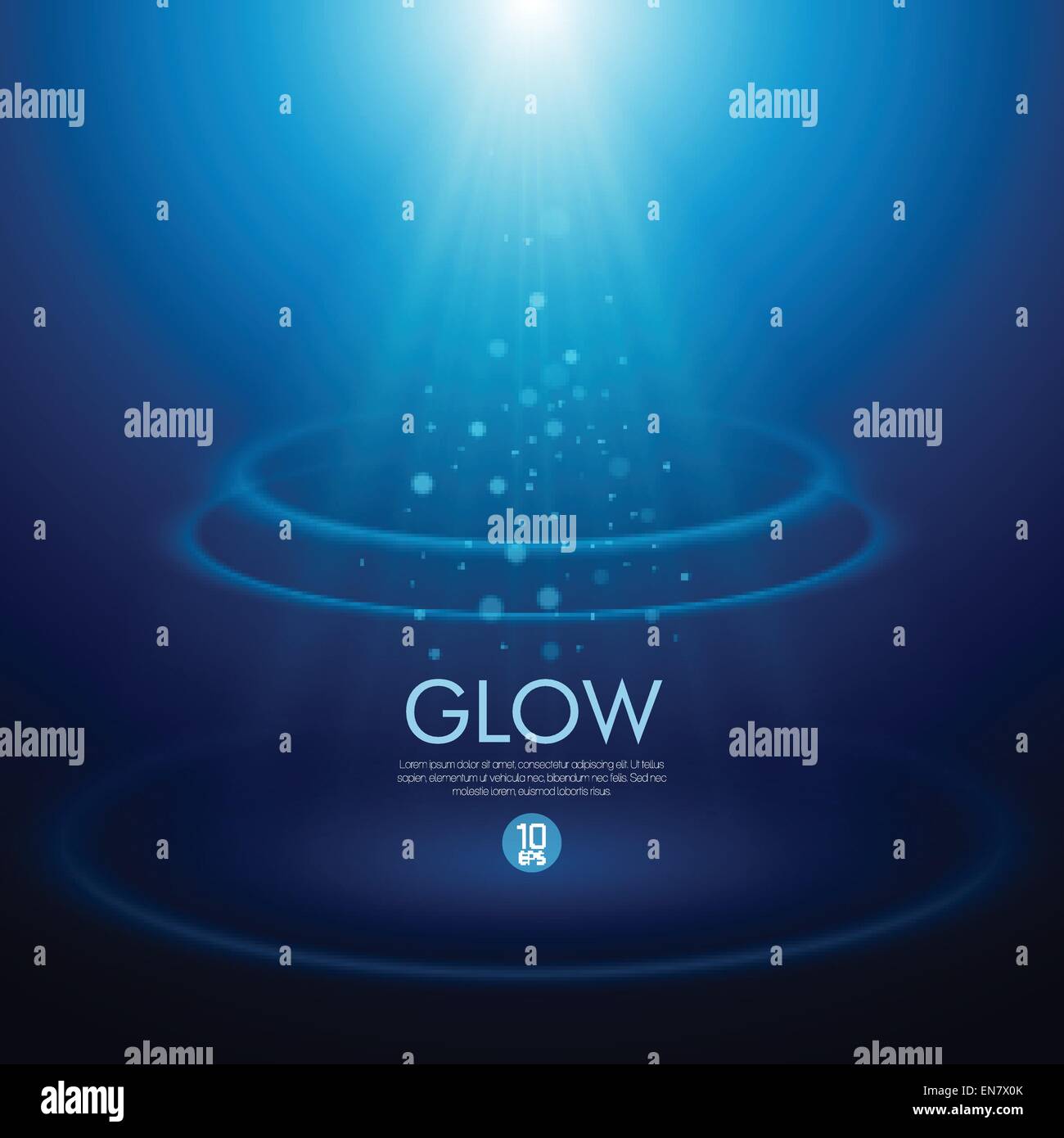 Blue abstract Vector background with a glowing effect Stock Vector ...