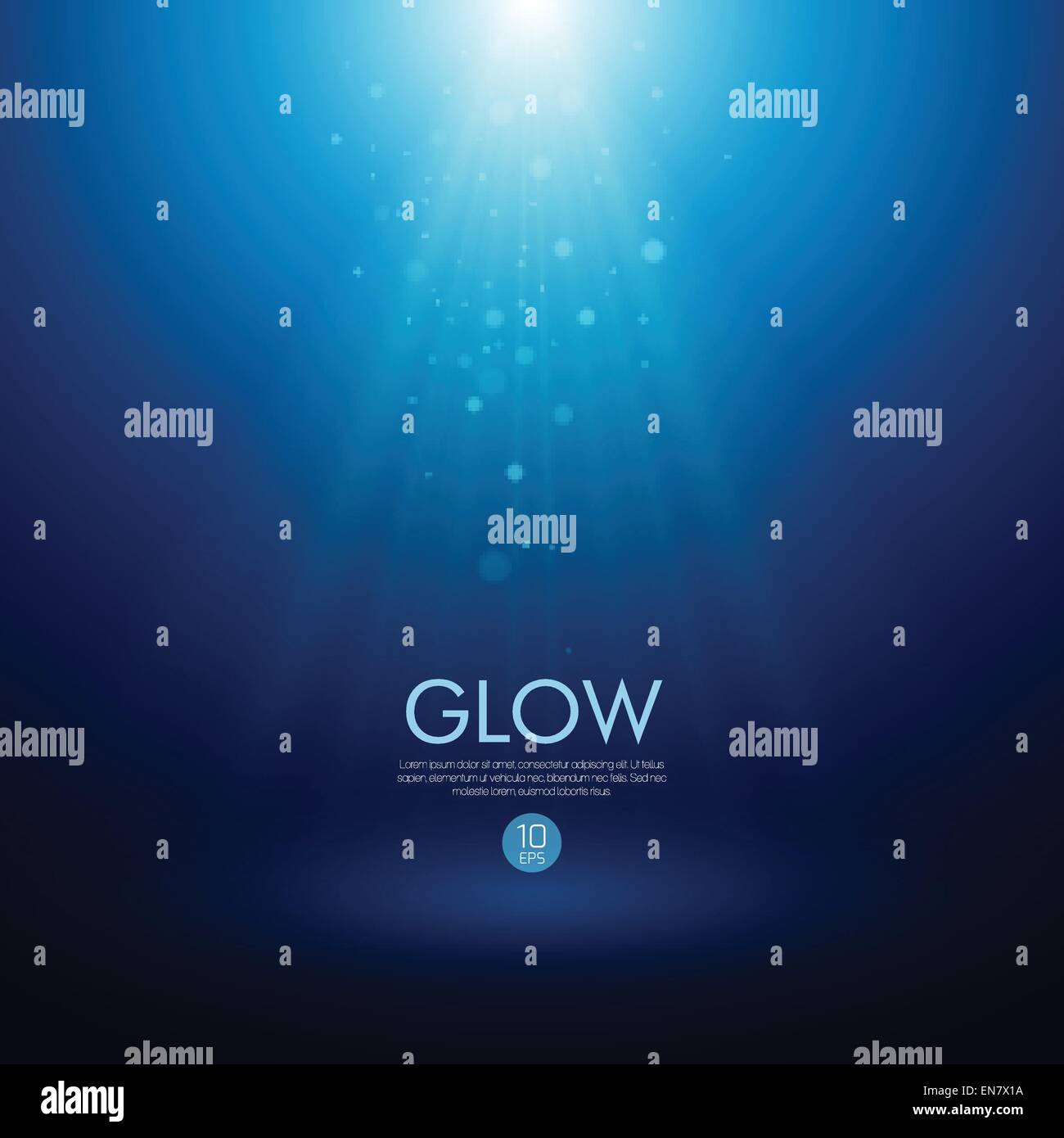 Blue abstract Vector background with a glowing effect Stock Vector ...