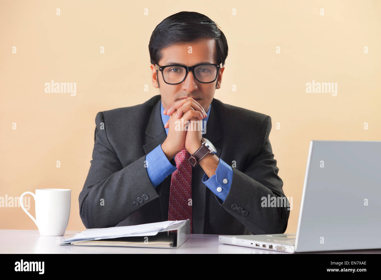 Sitting with computer hi-res stock photography and images - Alamy