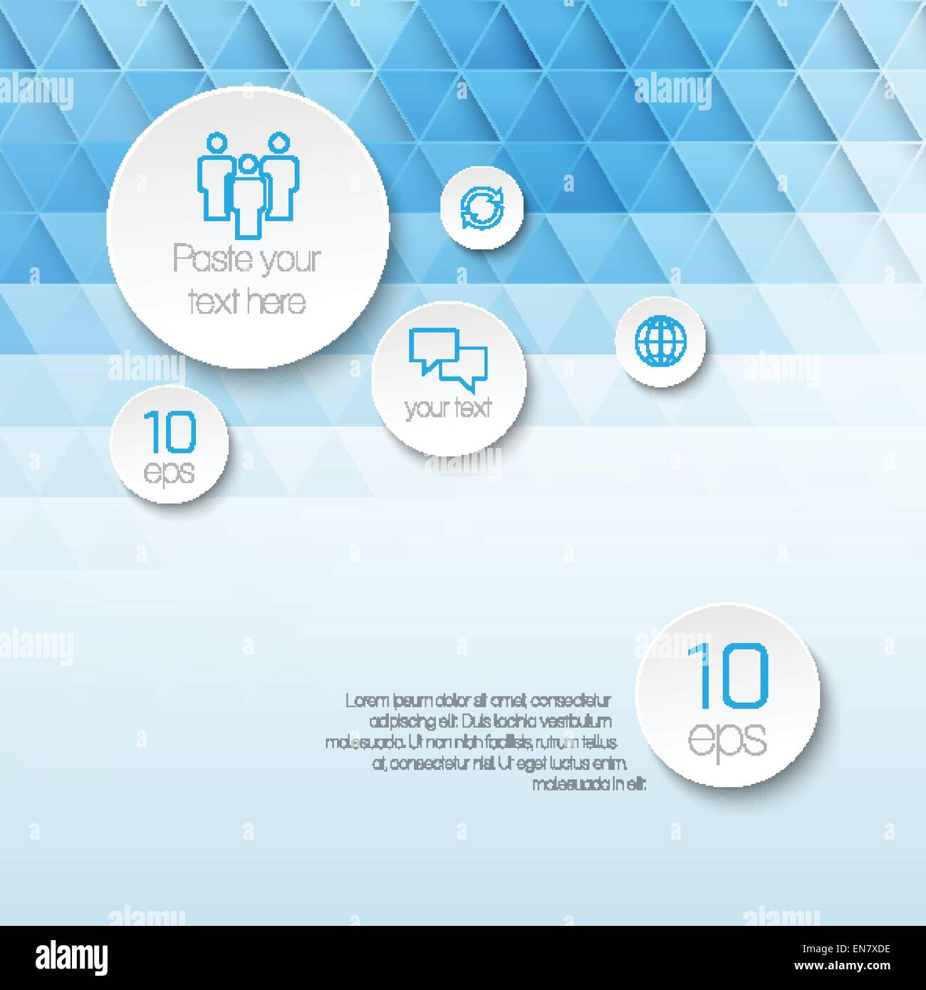 Abstract 3d triangular background. Vector illustration EPS10 Stock ...