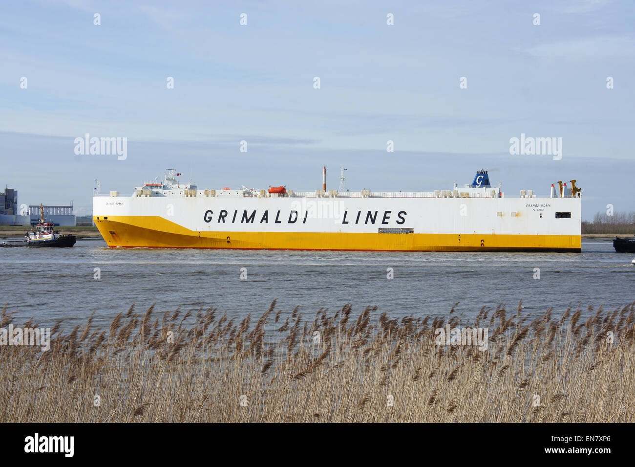 Grande Roma, IMO 9247936, a cargo ship with the callsign IBZI ...