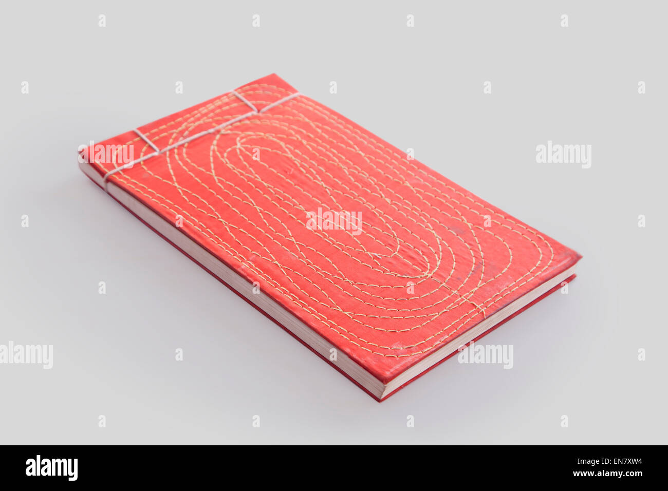 Ledger book isolated on white background Stock Photo - Alamy
