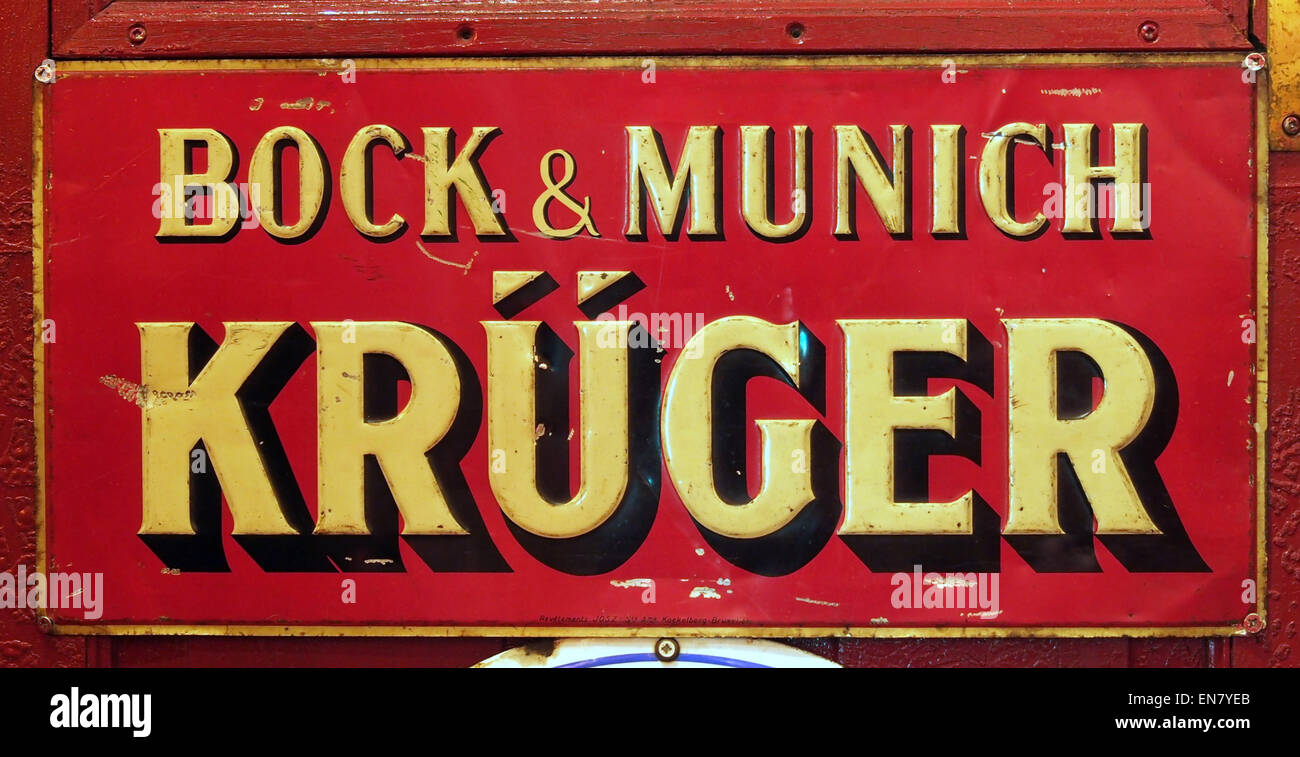 Old metal advertising sign hi-res stock photography and images - Alamy