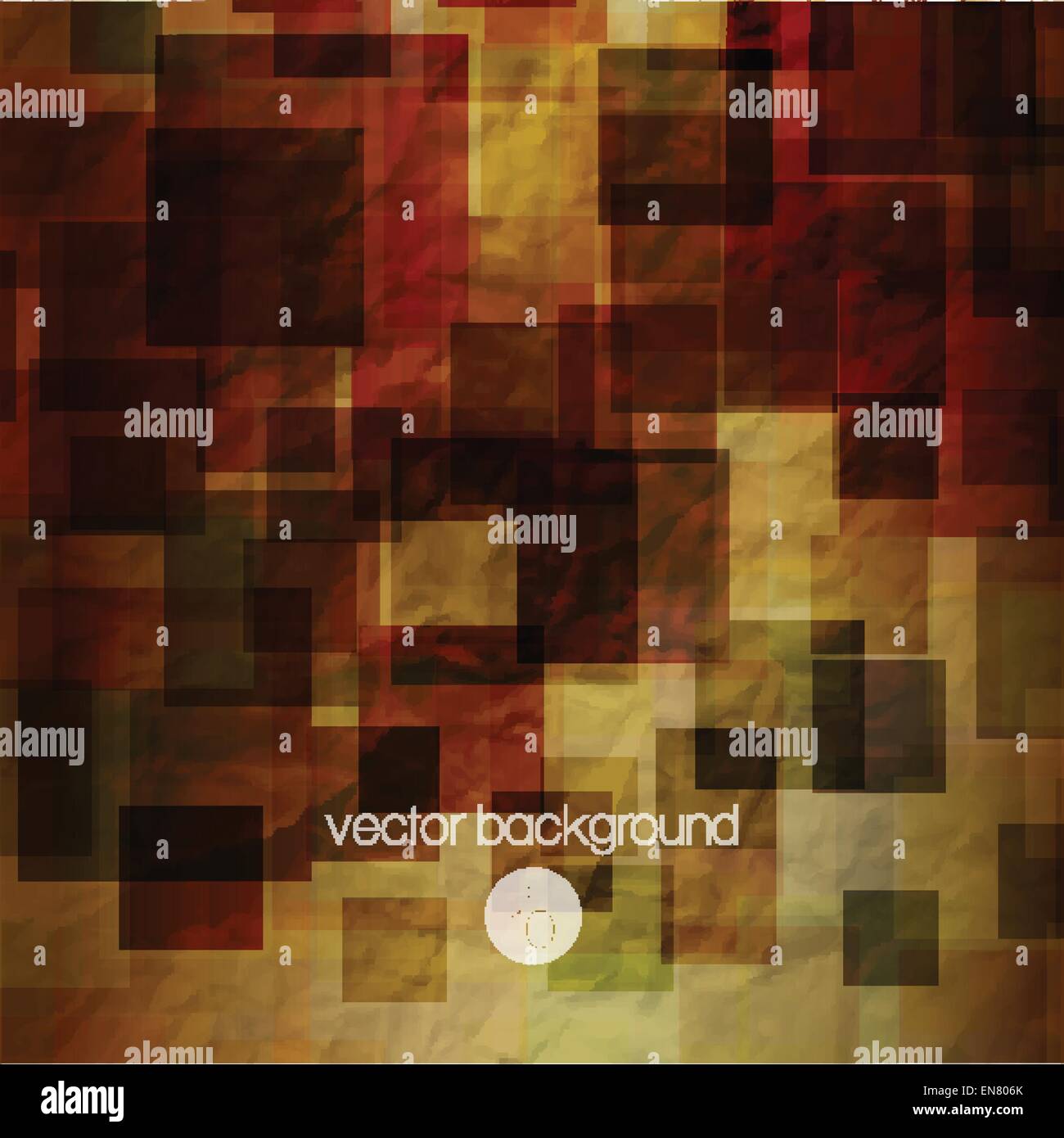 Abstraction retro grunge vector background. Square shapes Stock Vector ...