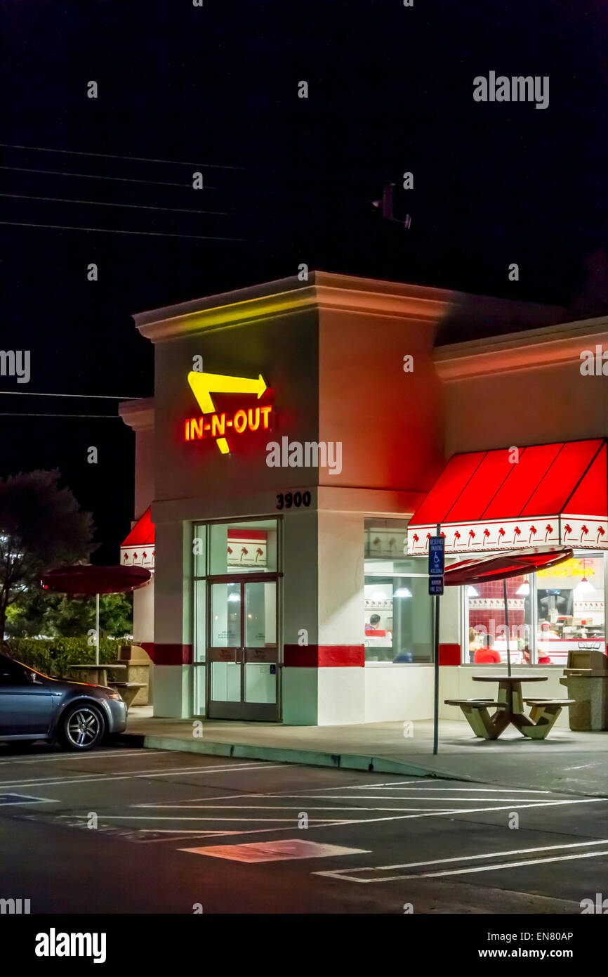 In n out burger logo hi-res stock photography and images - Alamy