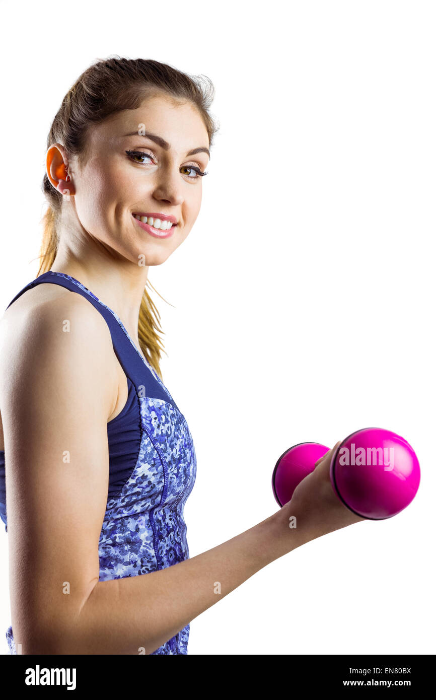 Pink dumbbell hi-res stock photography and images - Alamy