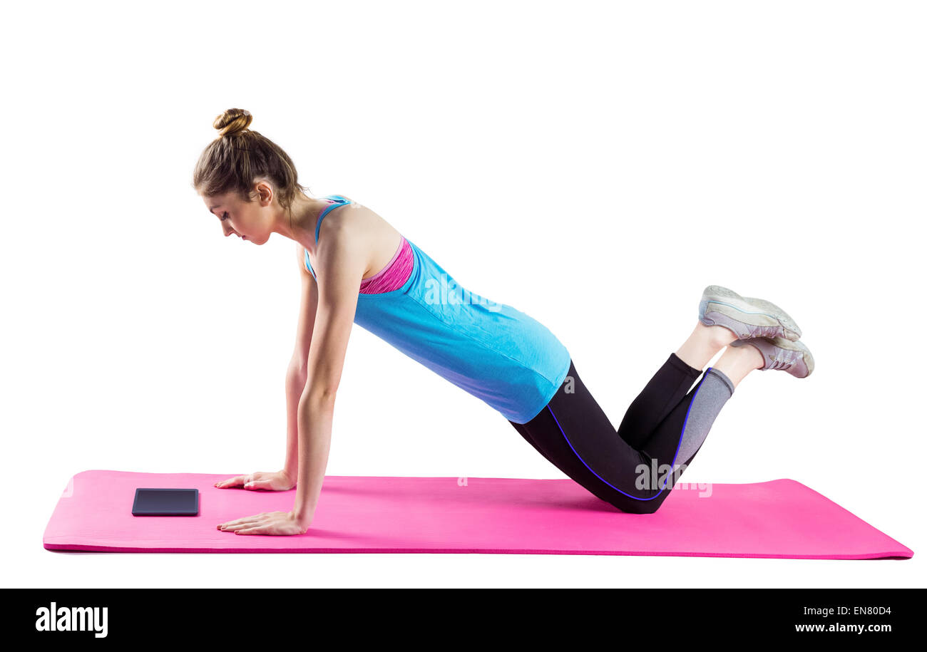 Body toning woman Cut Out Stock Images & Pictures - Alamy