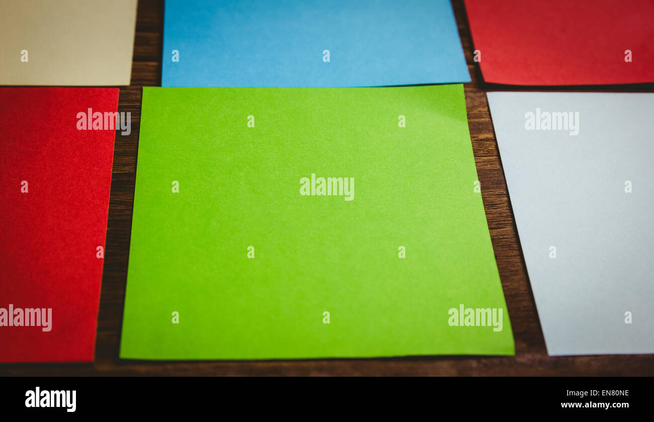Colorful sticky post its Stock Photo - Alamy