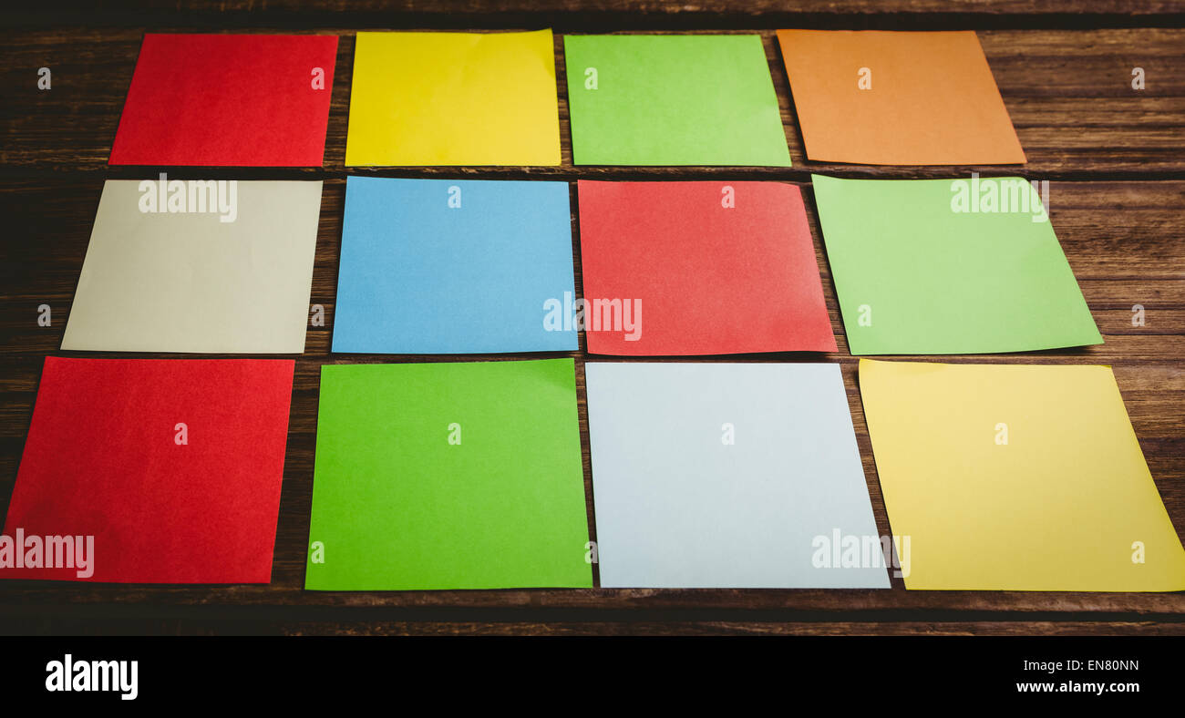 Colorful sticky post its Stock Photo - Alamy