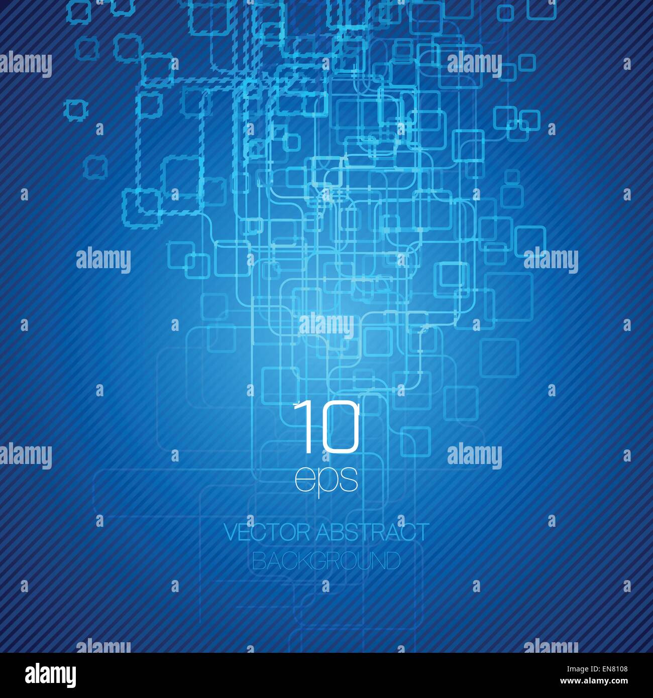 Blue technology abstract background. Vector illustration EPS10 Stock ...