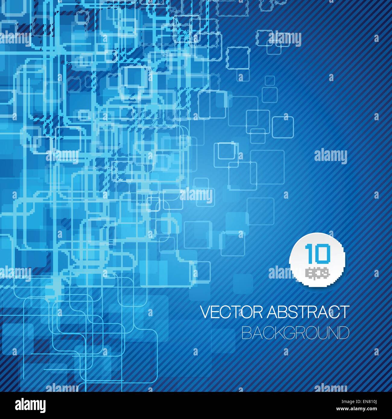 Blue technology abstract background. Vector illustration EPS10 Stock ...