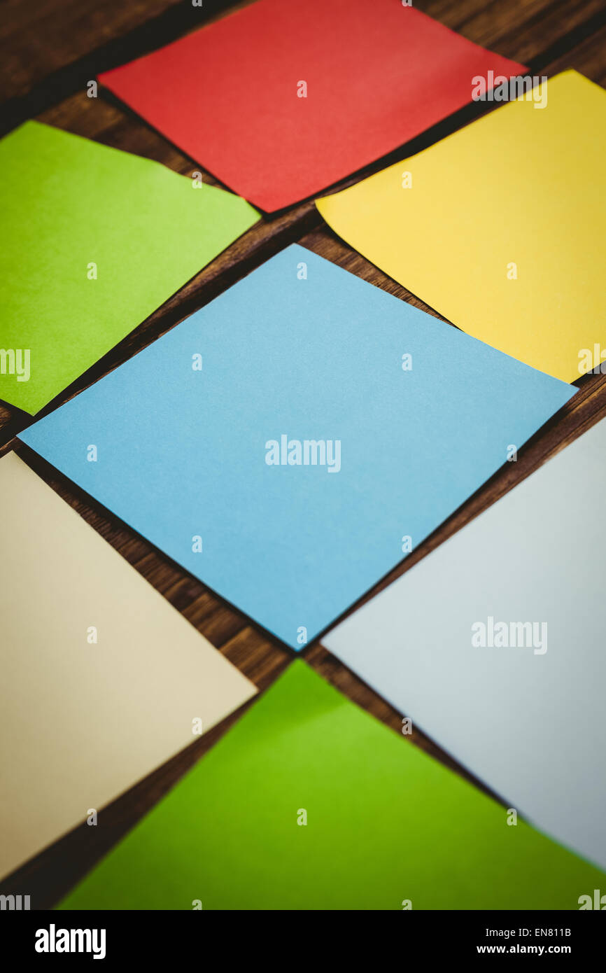 Colorful sticky post its Stock Photo - Alamy