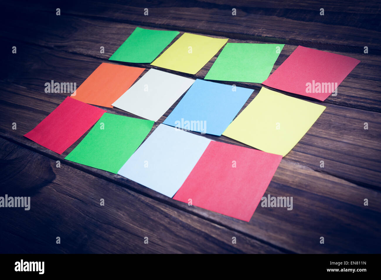 Colorful sticky post its Stock Photo - Alamy