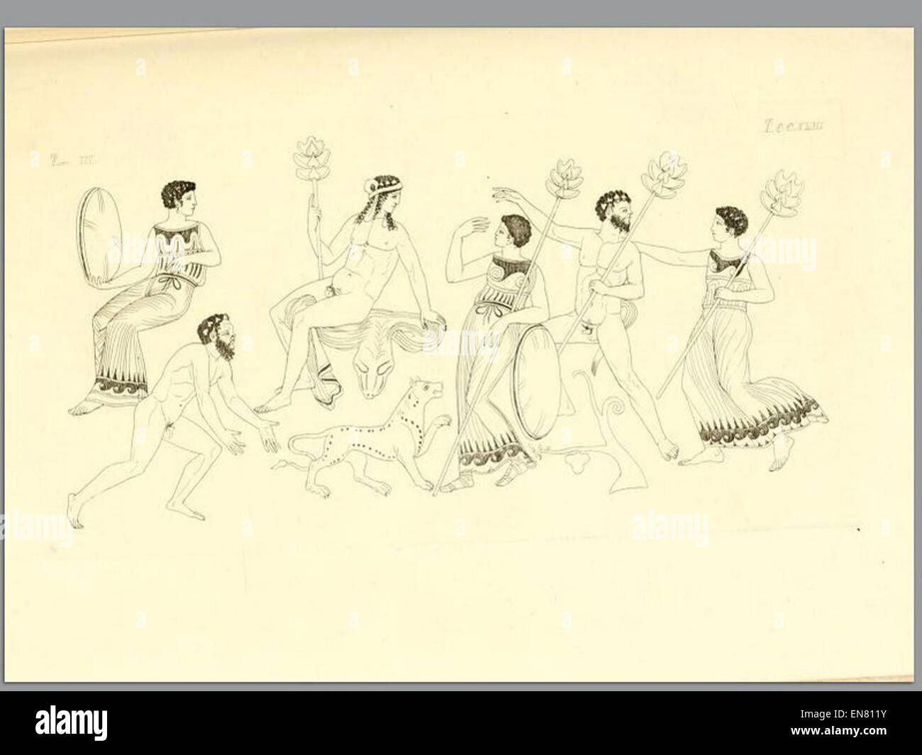 An 1835 illustration from Inghirami's work 'Pitture di vasi fittili ...