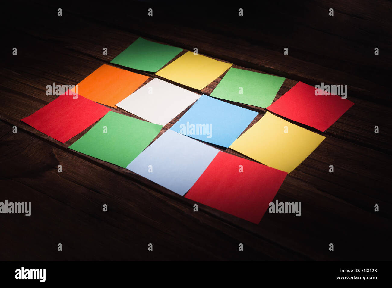Colorful sticky post its Stock Photo - Alamy