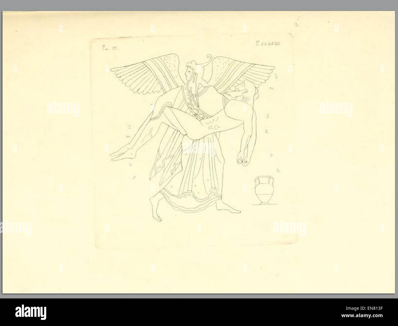 Volume 3, Table 258 of Inghirami’s 1835 work 'Pitture di vasi fittili ...